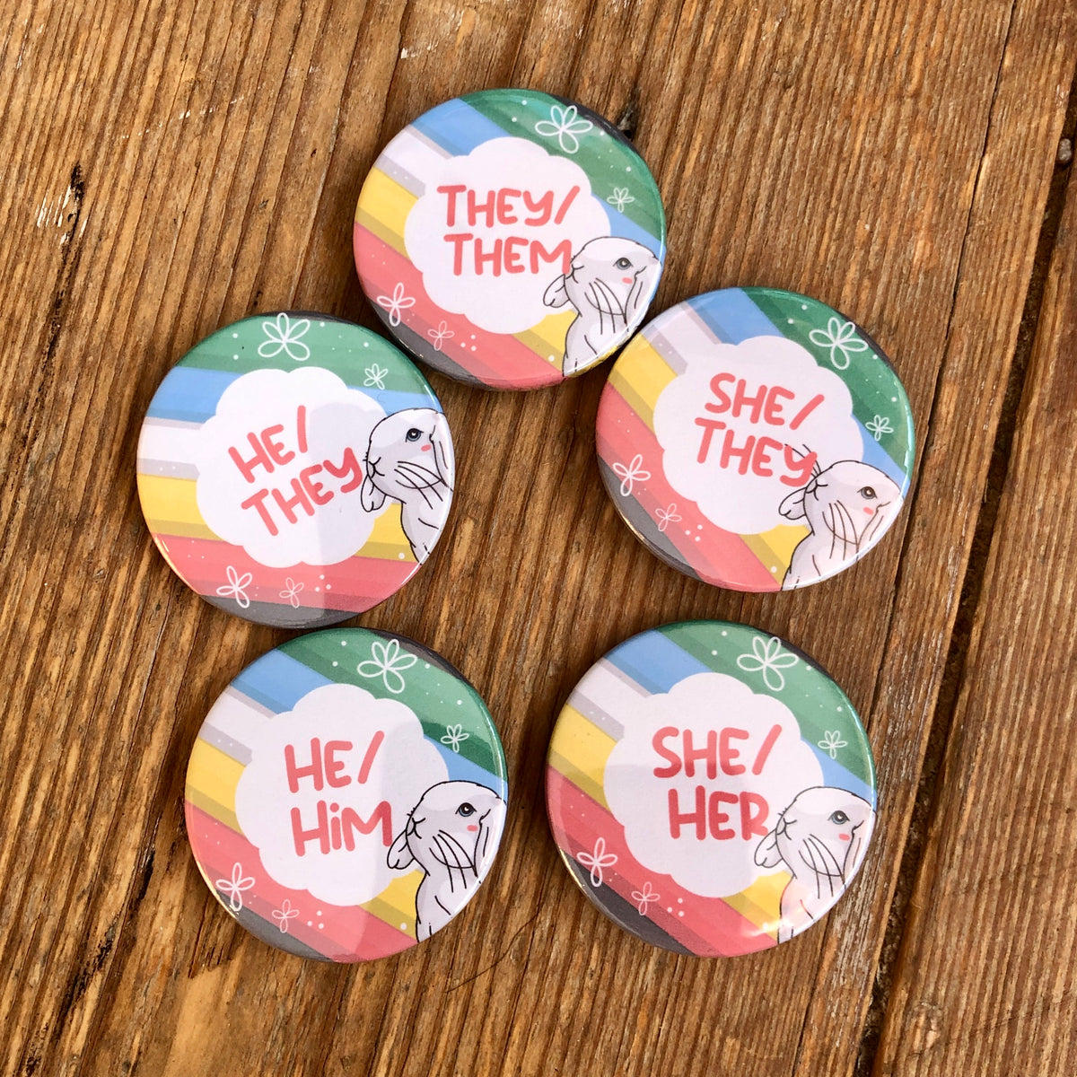 Pronoun Badges